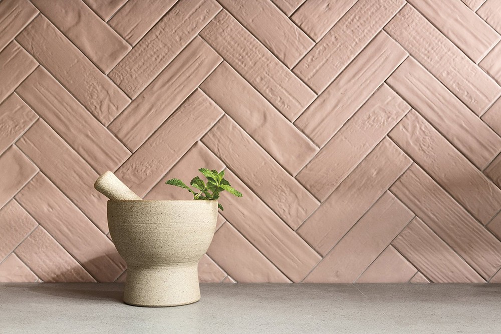 Radiance Blush Matte 3"x9 Ceramic Tile | GENROSE Stone & Tile