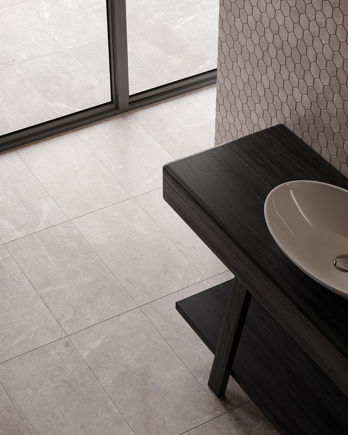 Ritz Gray Honed 12"x24" Natural Stone Tile | GENROSE
