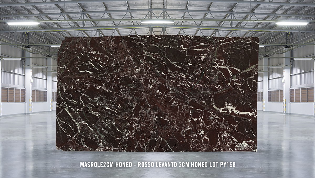 Rosso Levanto Marble Slab Rosso Levanto Honed 2cm Slabs | Natural Stone ...