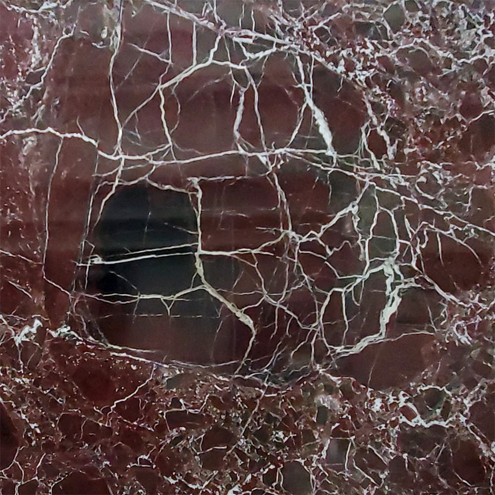 Rosso Levanto Marble Slab - Burgundy marble with white veins