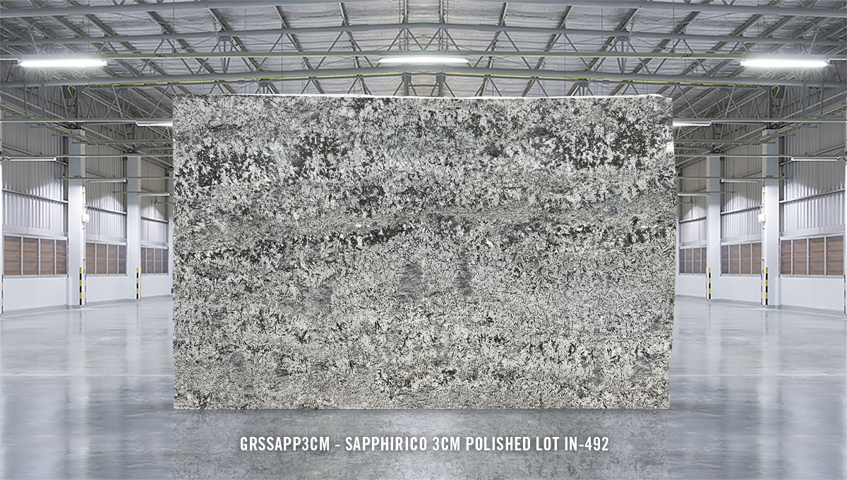 Sapphirico Granite Slab Sapphirico Polished 3cm Slabs | Natural Stone | GENROSE