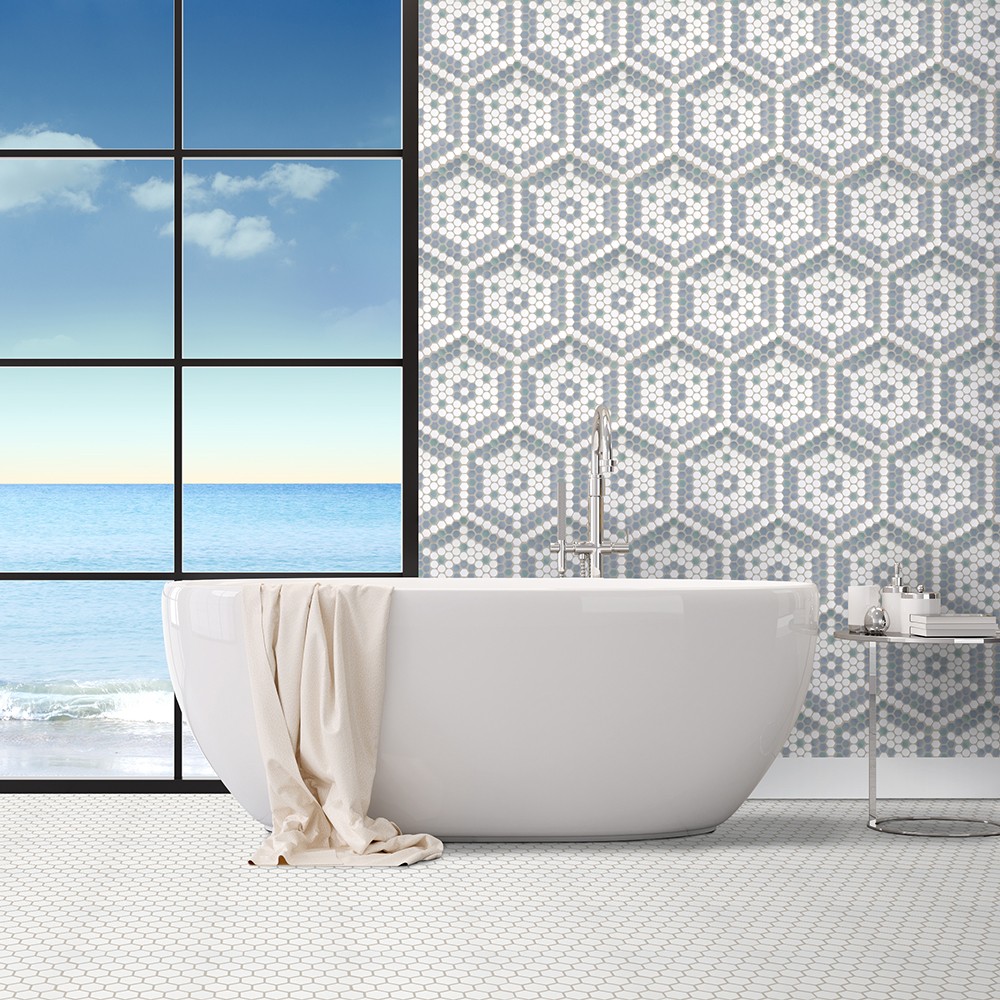 Seashore Coastal Ceramic Tile - Breezy Beach Vibe