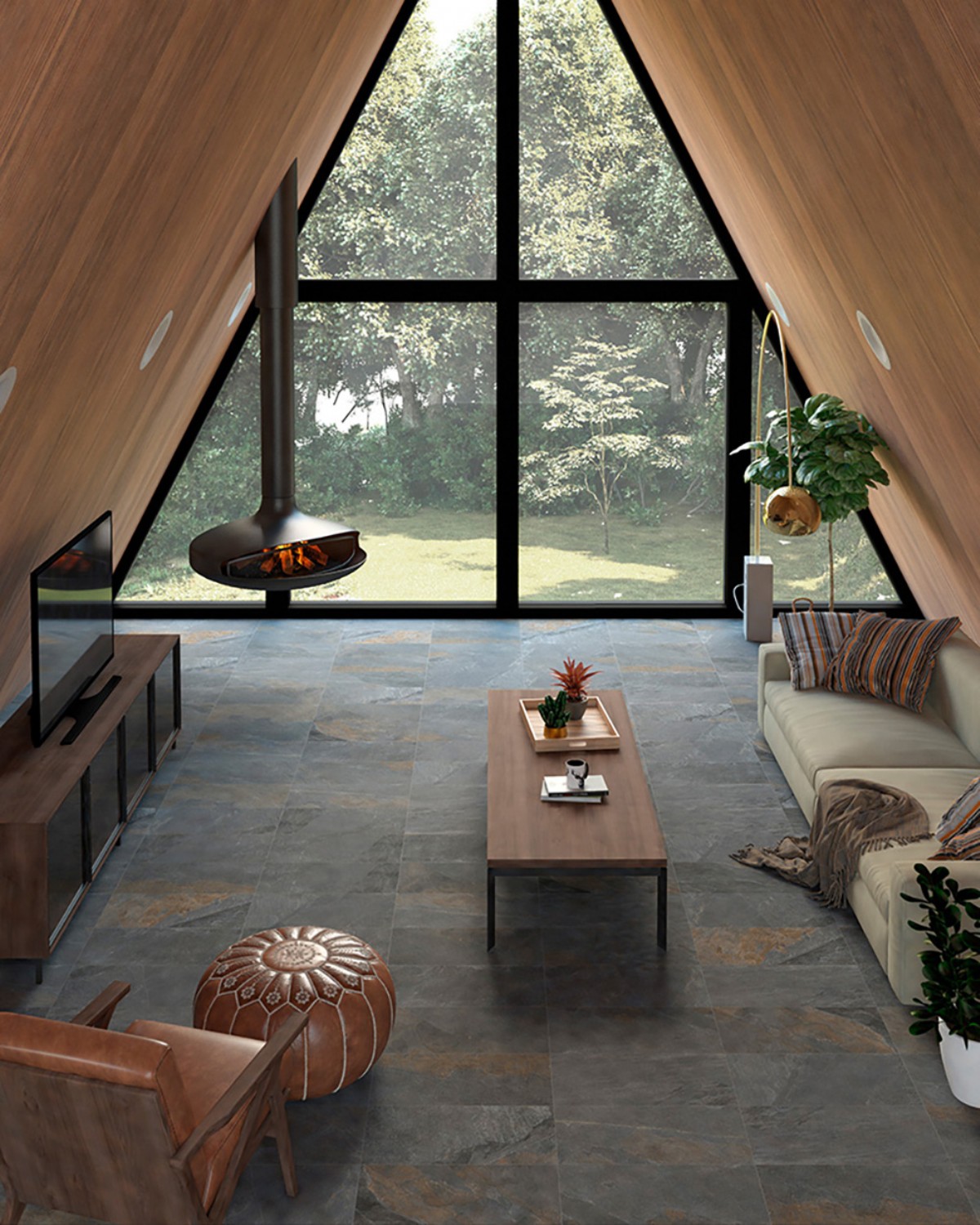 Shale Canyon Slate Matte 12"X24 Porcelain Tile | GENROSE