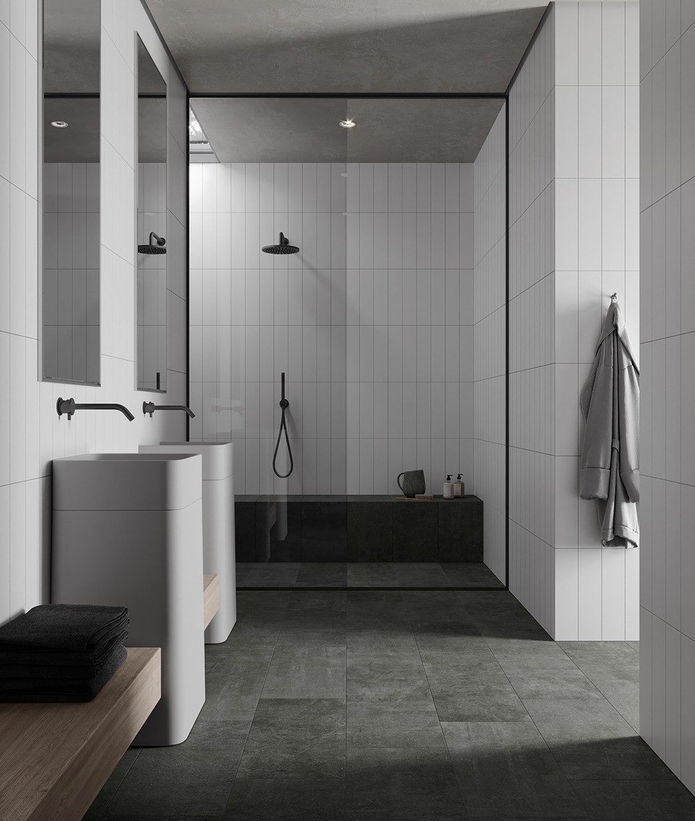 Shiro Ice Glossy 3"x12 Ceramic Tile | GENROSE