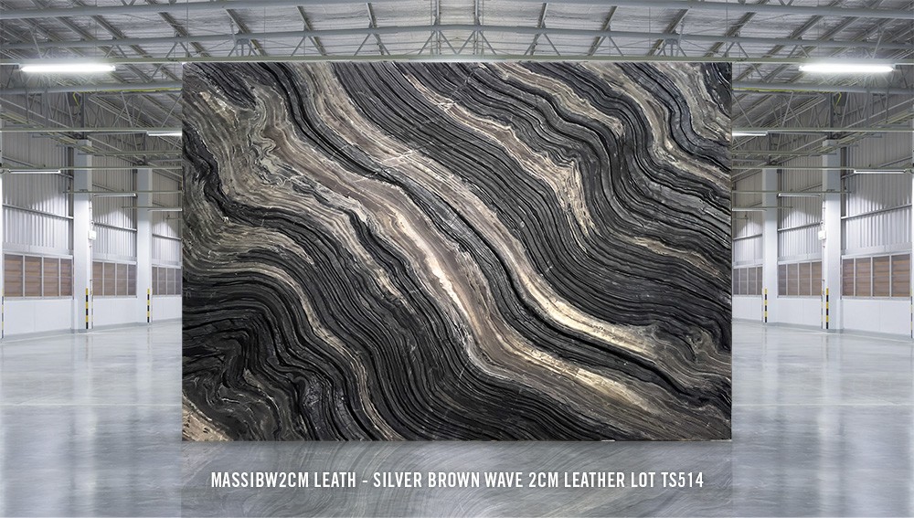 Silver Brown Wave Slab Silver Brown Wave 2cm Polished Slabs | Natural ...