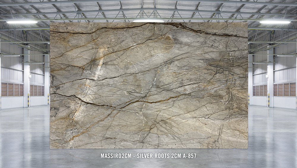Silver Roots Slab Silver Roots Polished 2cm Slabs | Natural Stone | GENROSE