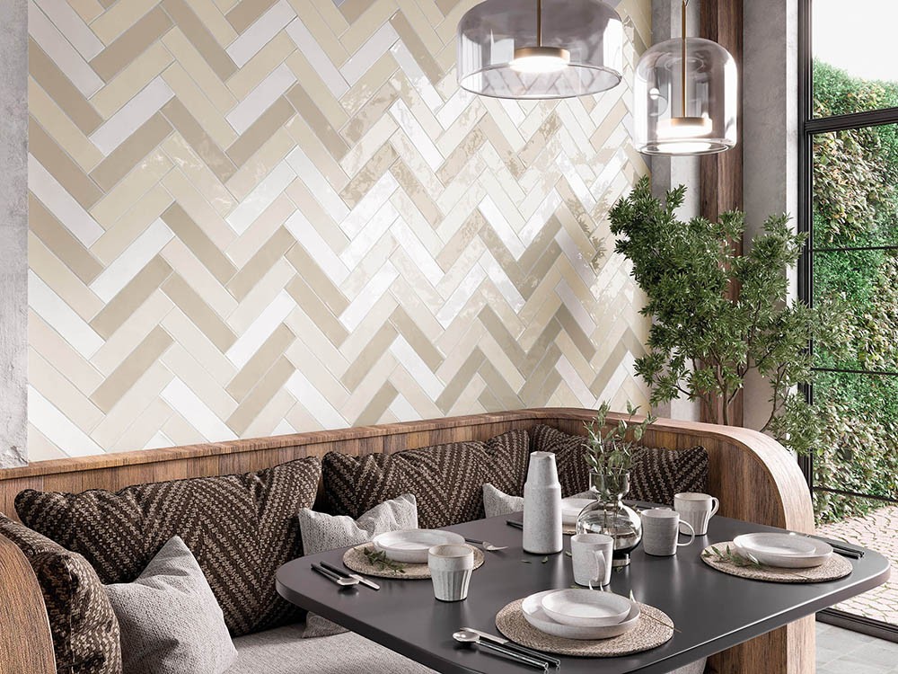 Skylark Whistling White Glossy 3"x12 Ceramic Tile | GENROSE