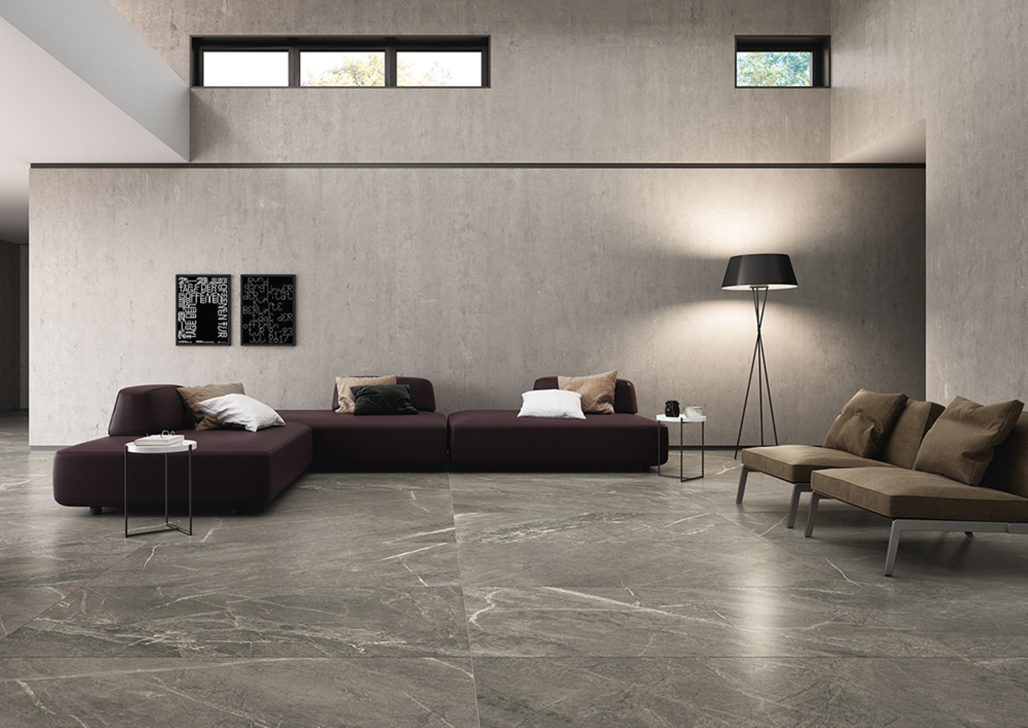 Soapstone Grey Matte 30"x60 Porcelain Tile | GENROSE