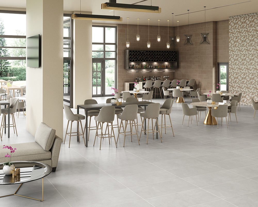 Space Avenue A Gray Matte 24"x48 Porcelain Tile | GENROSE