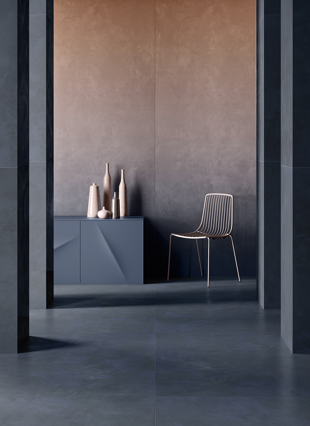 Spirit Ink Matte 48"x110" Dusk Spice Porcelain Tile | GENROSE