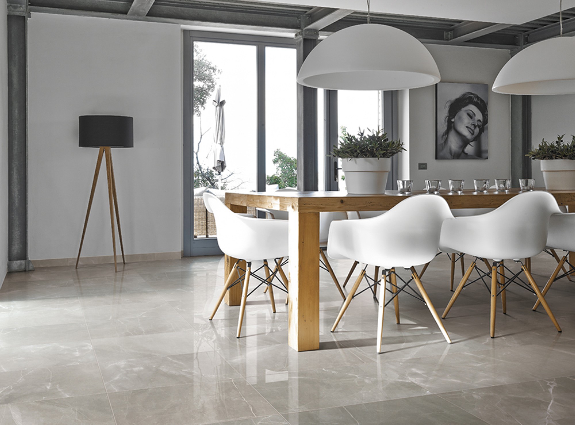 Splendor Amani Grey Polished 12"x24 Porcelain Tile | GENROSE