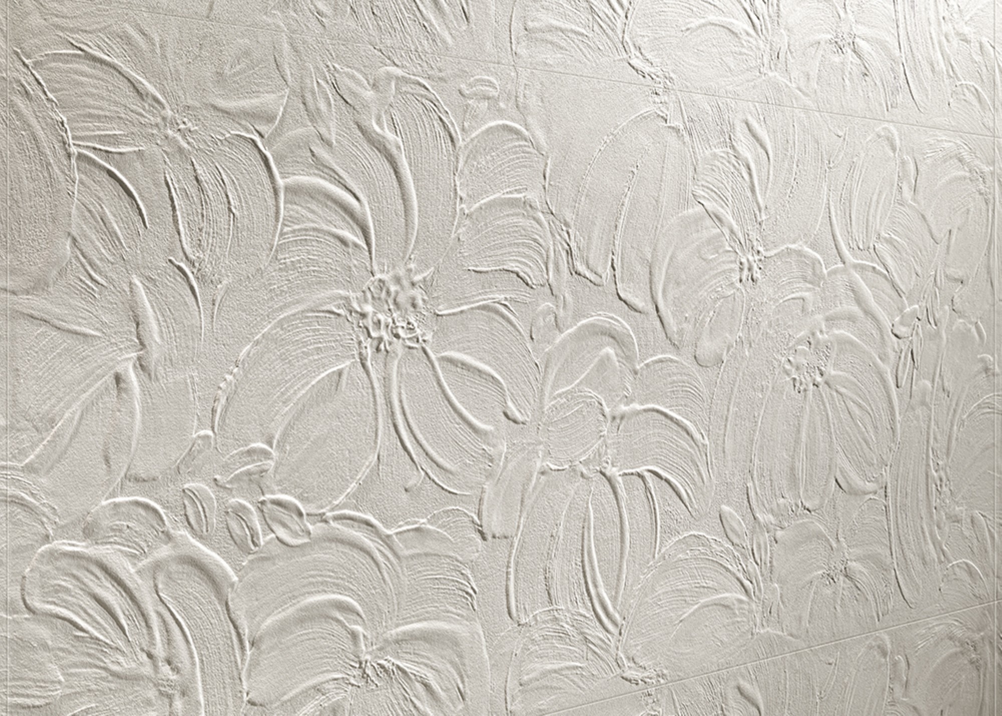 Staccato White Matte 19.625"x47.25" Bloom Ceramic Tile | GENROSE