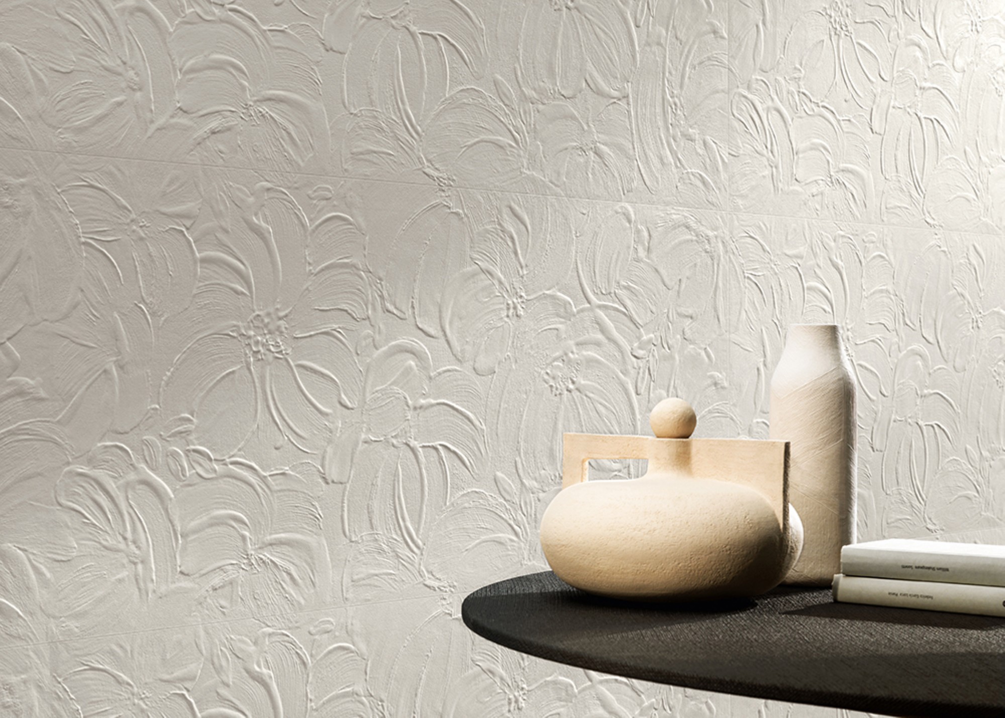 Staccato White Matte 19.625"x47.25" Bloom Ceramic Tile | GENROSE