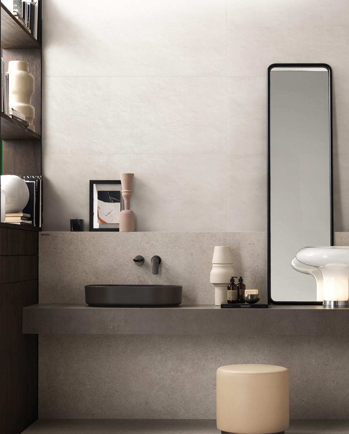 Staccato White Matte 19.625"x47.25 Ceramic Tile | GENROSE