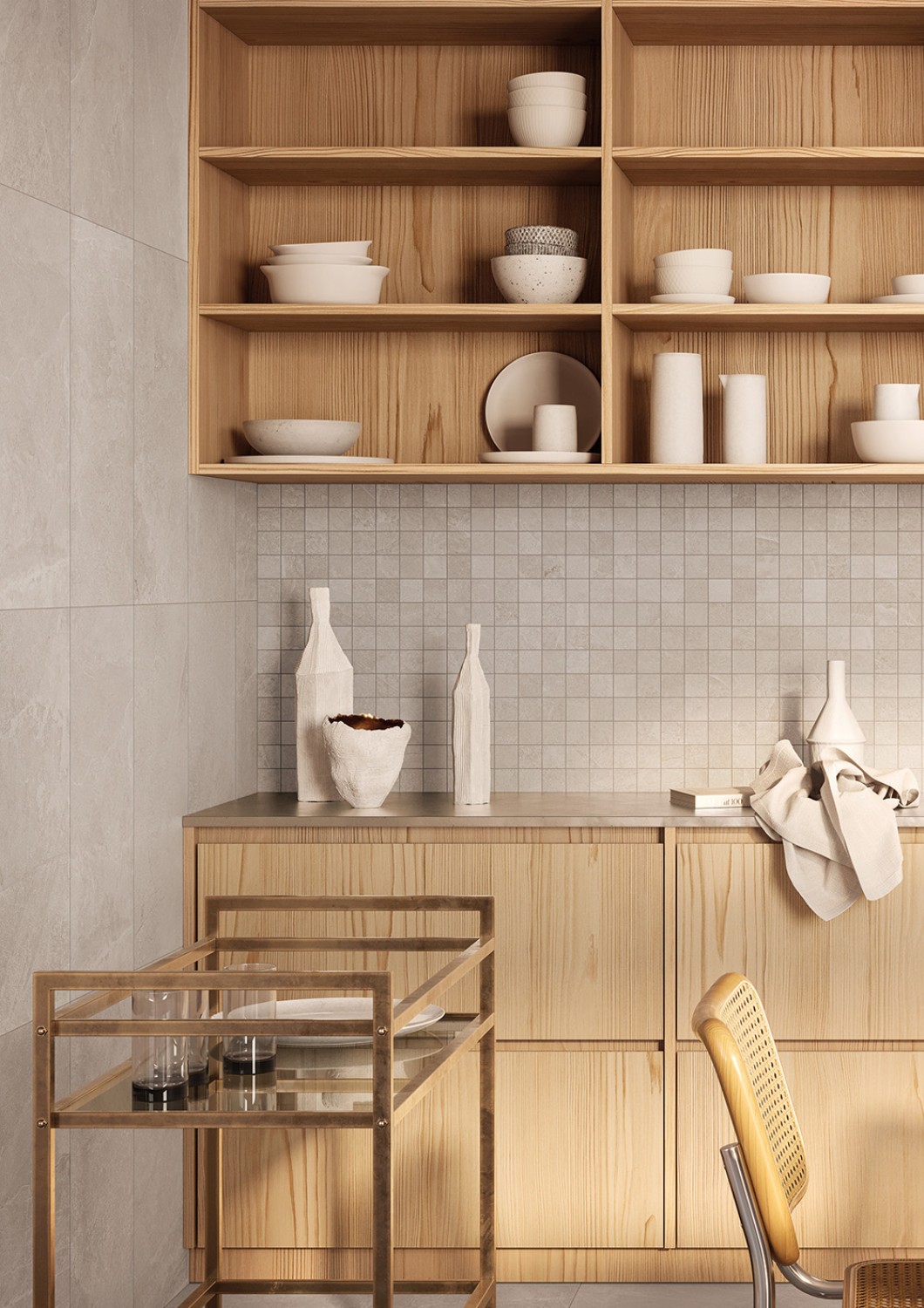 Stanton White Matte 12"X24 Porcelain Tile | GENROSE