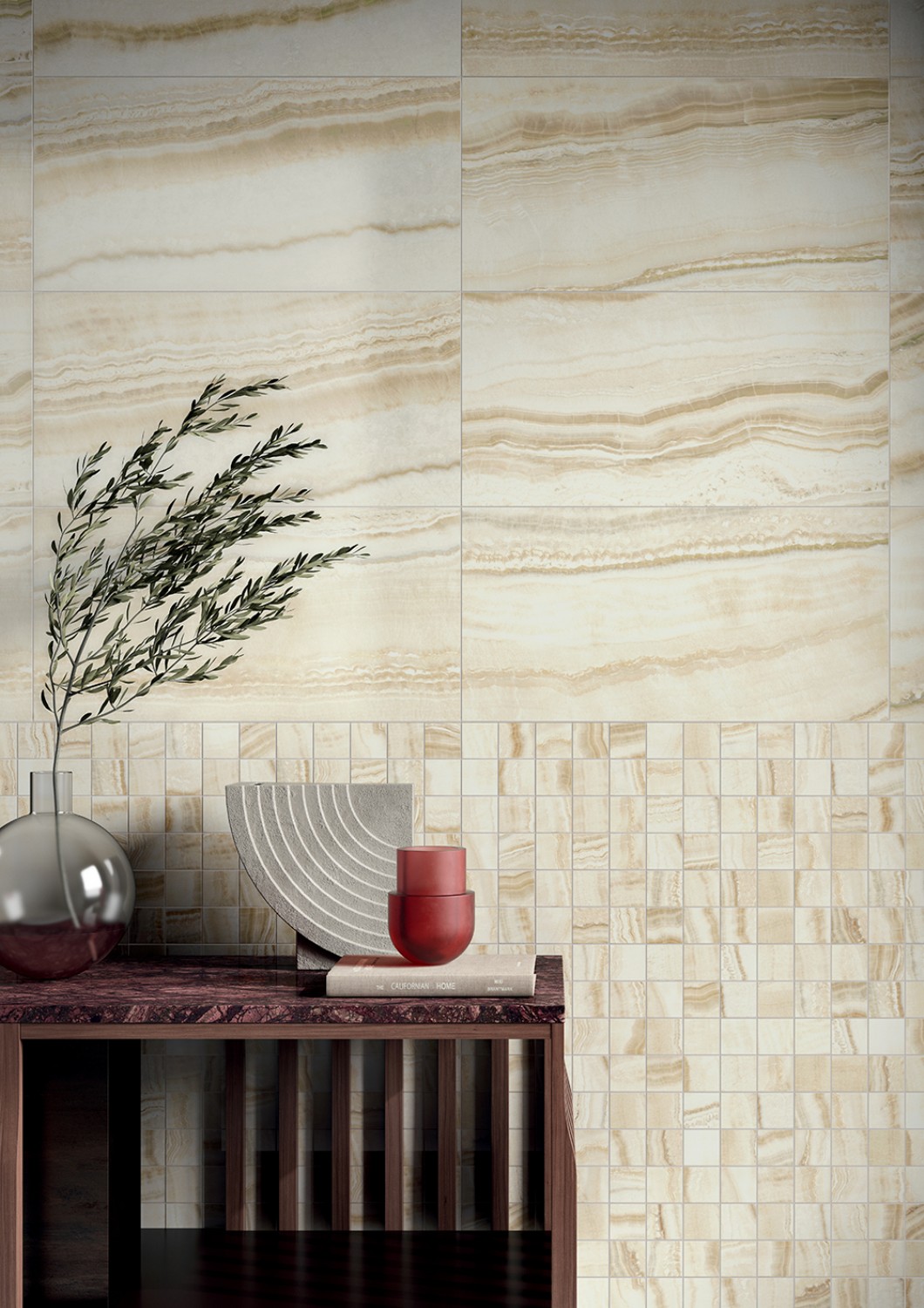 Stature Onice Cream Soft 12"x24 Porcelain Tile | GENROSE