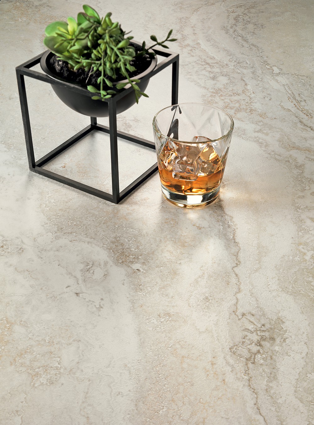 Stature Travertino White Soft 12"x24 Porcelain Tile | GENROSE