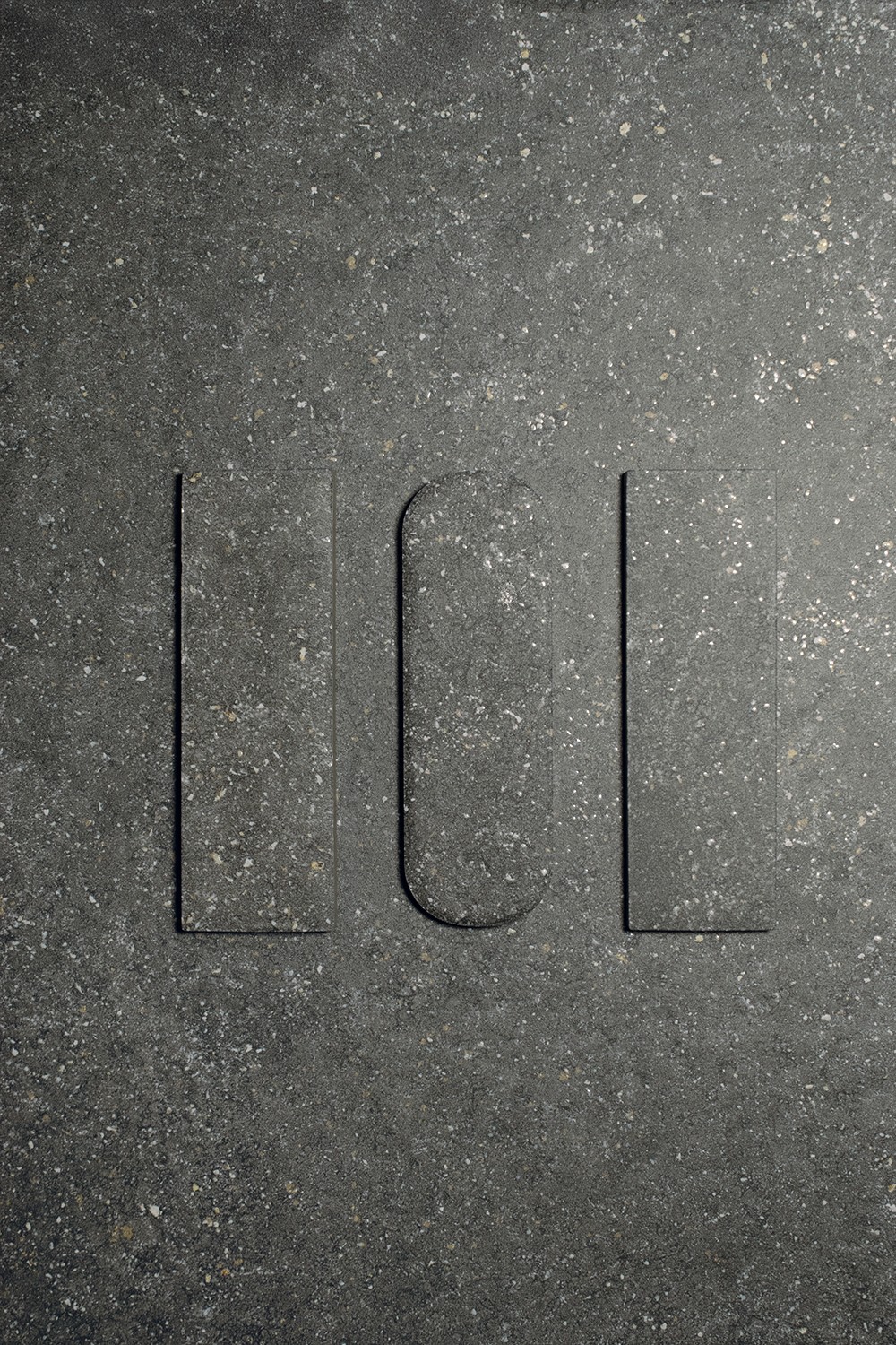 Stone Dust Nero Matte 2"x6" Oval Porcelain Tile | GENROSE