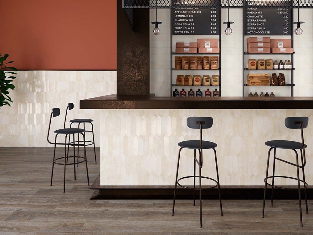 Symmetry Coconut Milk Matte 2.5"x10" Picket Porcelain Tile | GENROSE