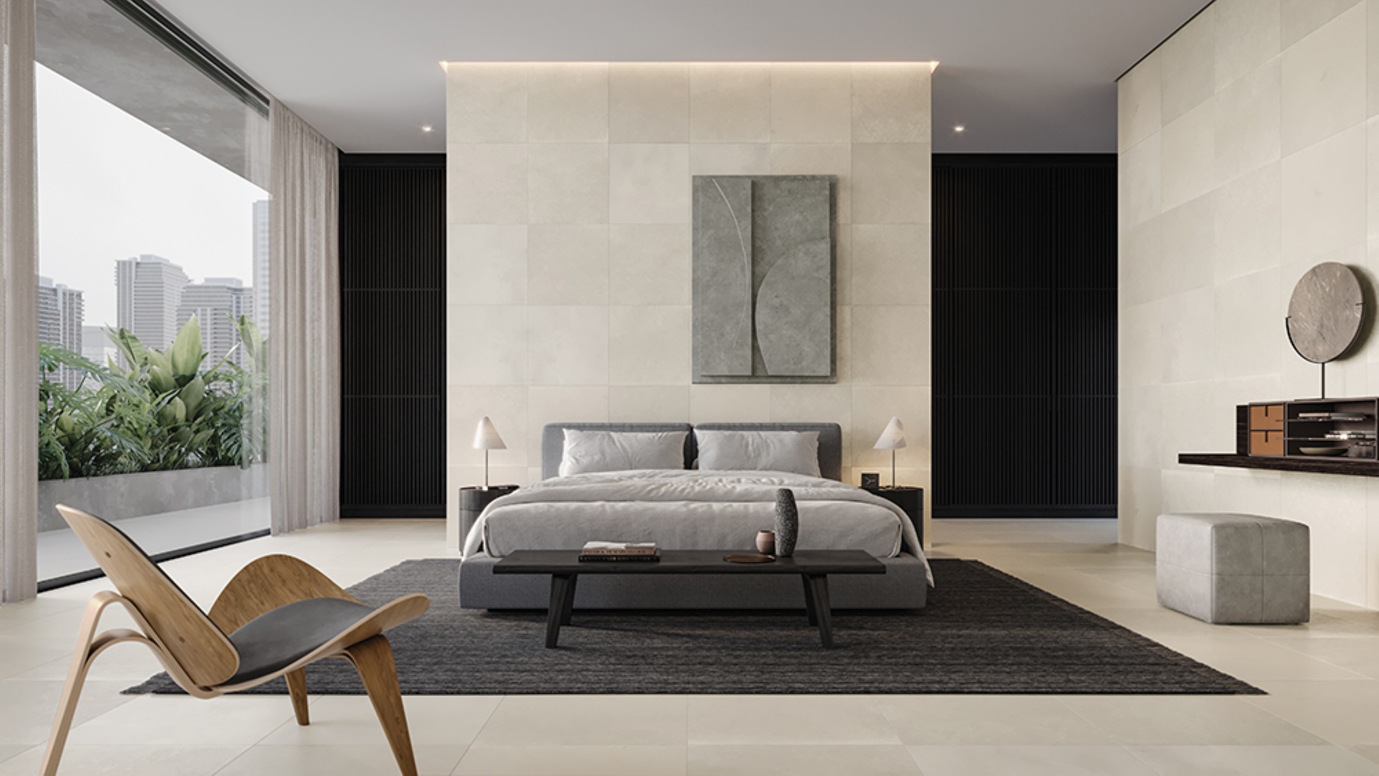 Tierra Halo (Limestone) Honed 24"x24" Natural Stone Tile | GENROSE