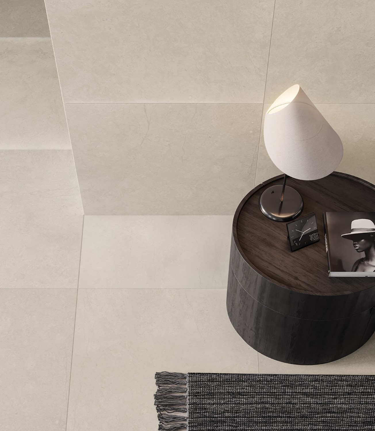 Tierra Halo (Limestone) Honed 24"x24" Natural Stone Tile | GENROSE