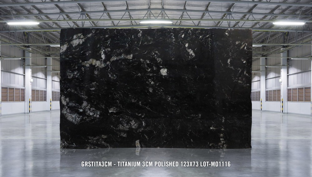Titanium Slab Titanium Polished 3cm Slabs | Natural Stone | GENROSE