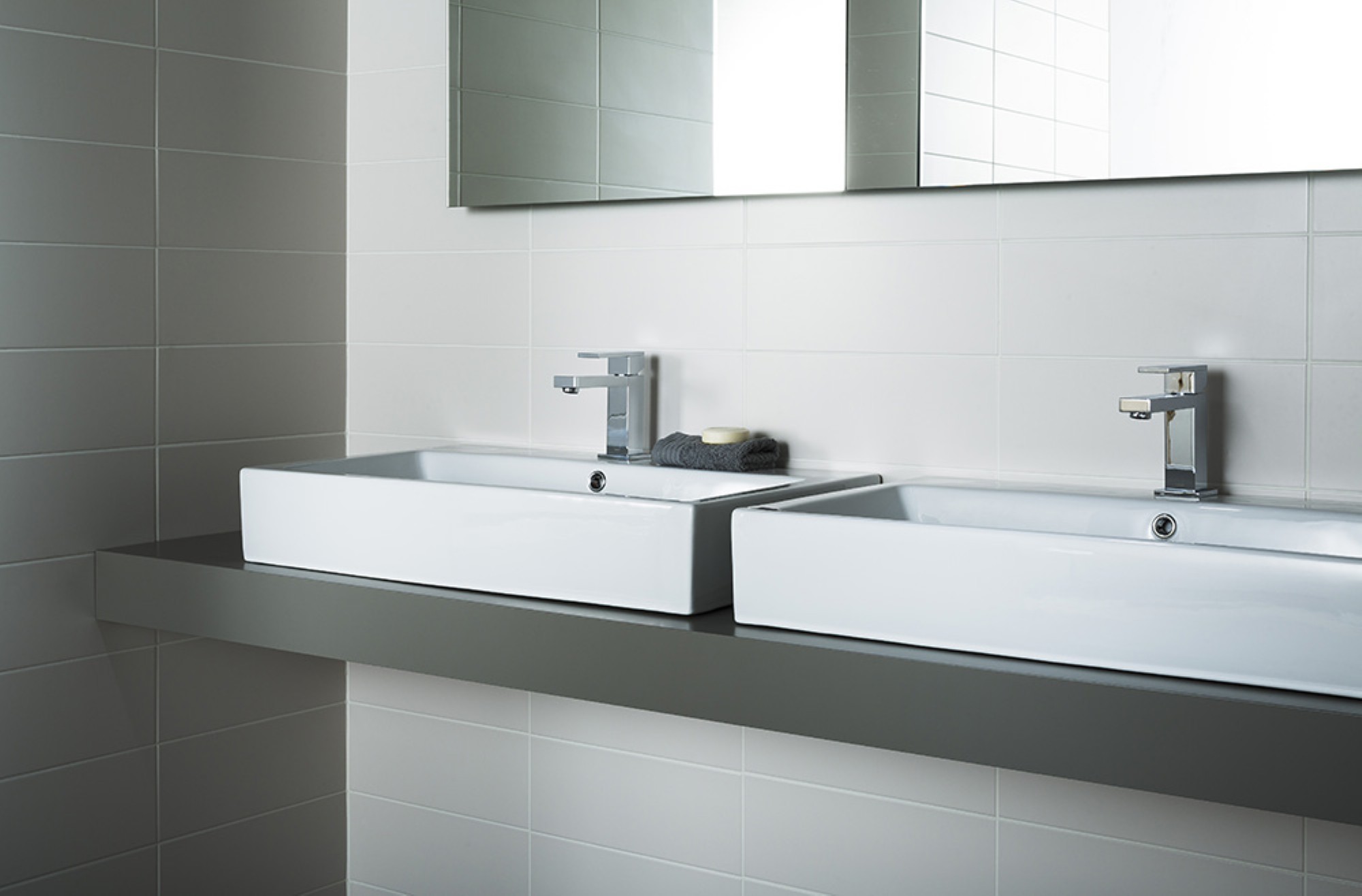 Tonbridge White Satin 6"x16 Ceramic Tile | GENROSE