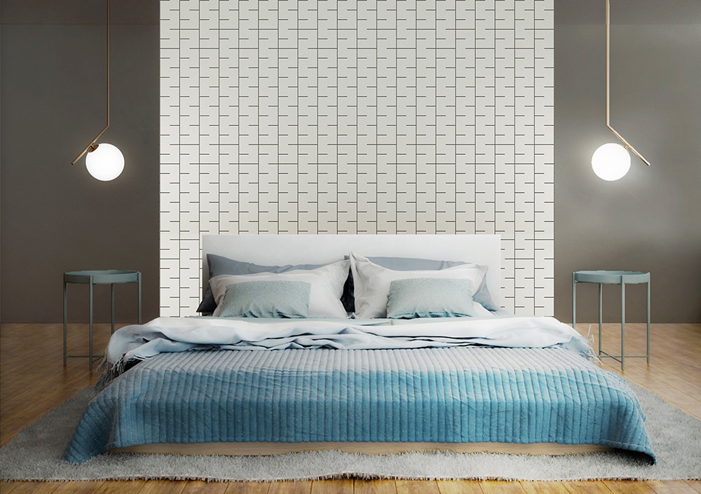 Trace White Matte 4"x24 Porcelain Tile | GENROSE