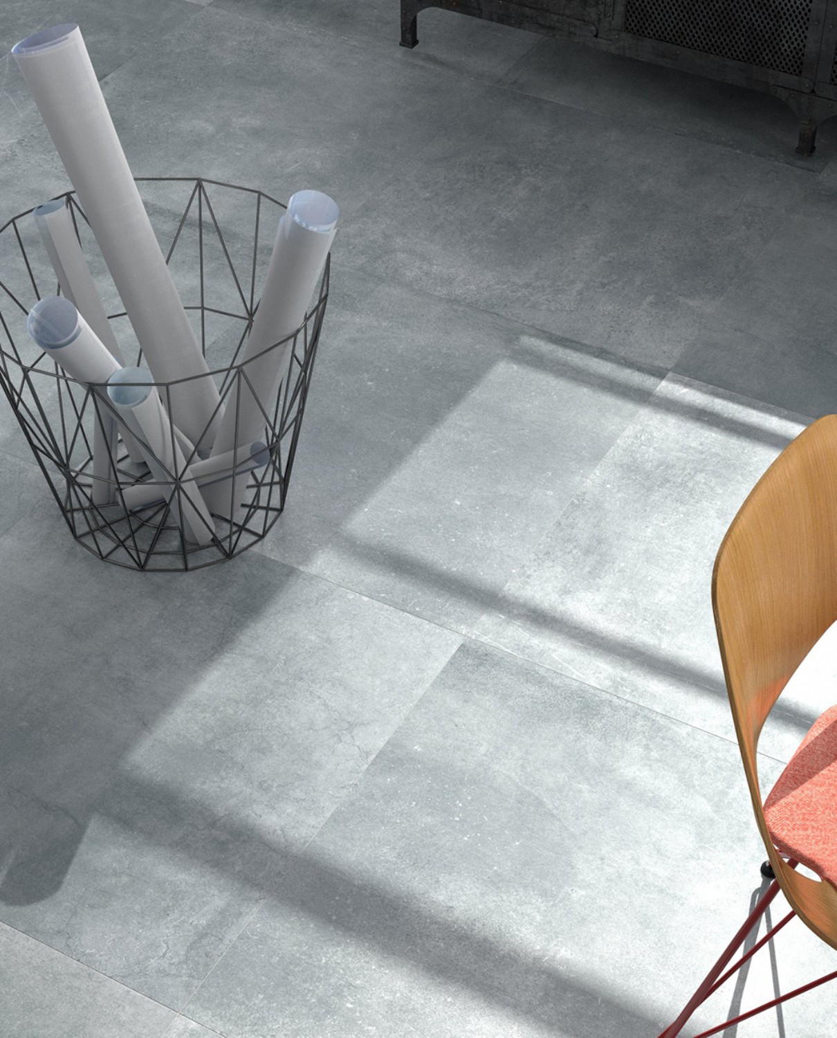 Tribeca Grey Matte 24"x24 Porcelain Tile | GENROSE