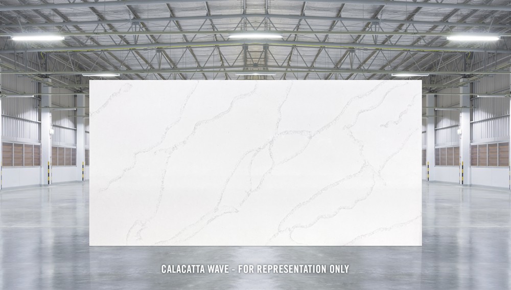 Tuscany Collection Calacatta Wave Polished 3cm | GENROSE