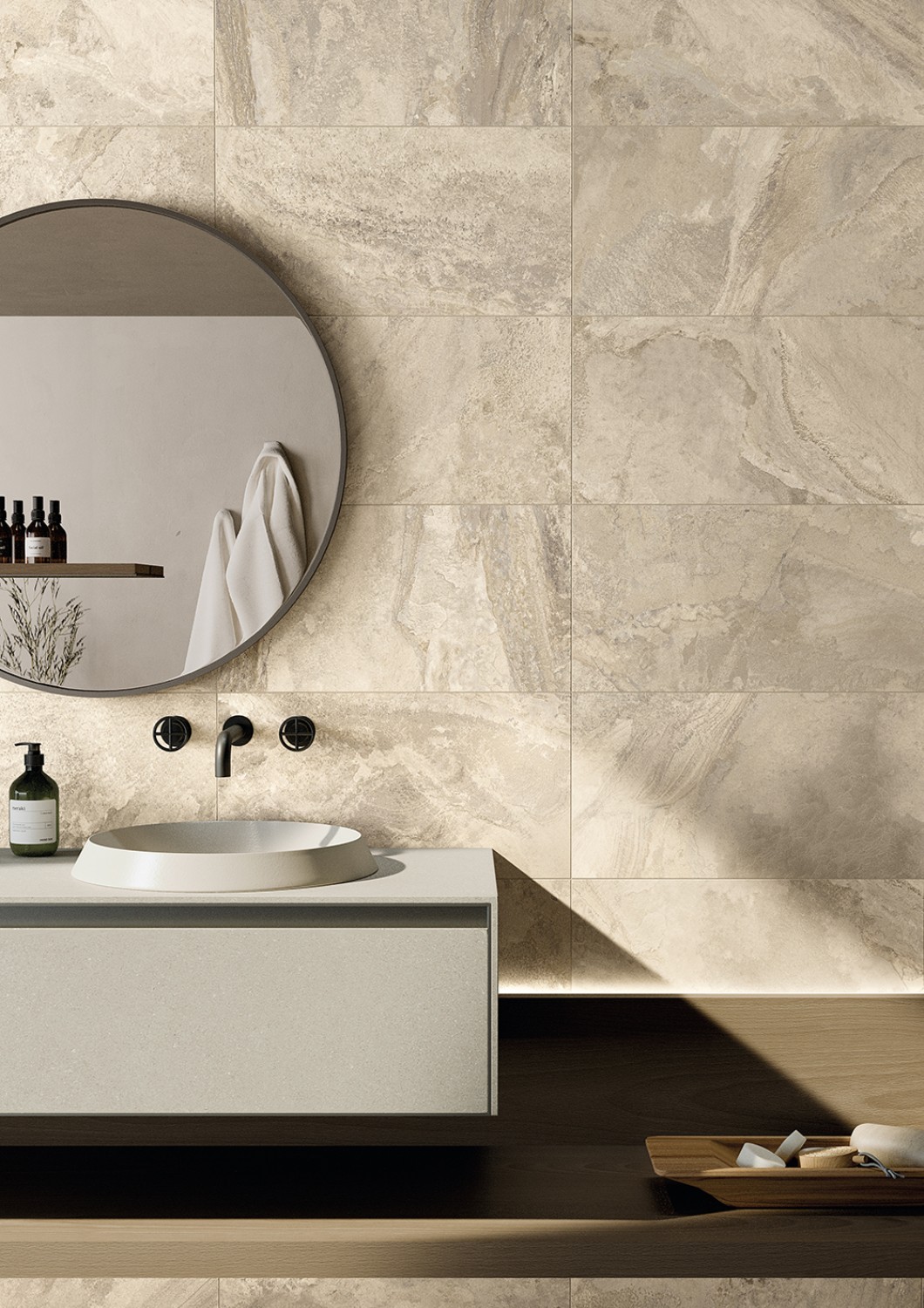 Valdez Beige Matte 12"x24 Porcelain Tile | GENROSE