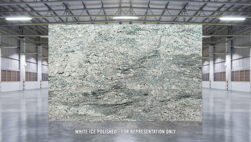 White Ice Slab White Ice Polished 3cm Slabs | Natural Stone | GENROSE