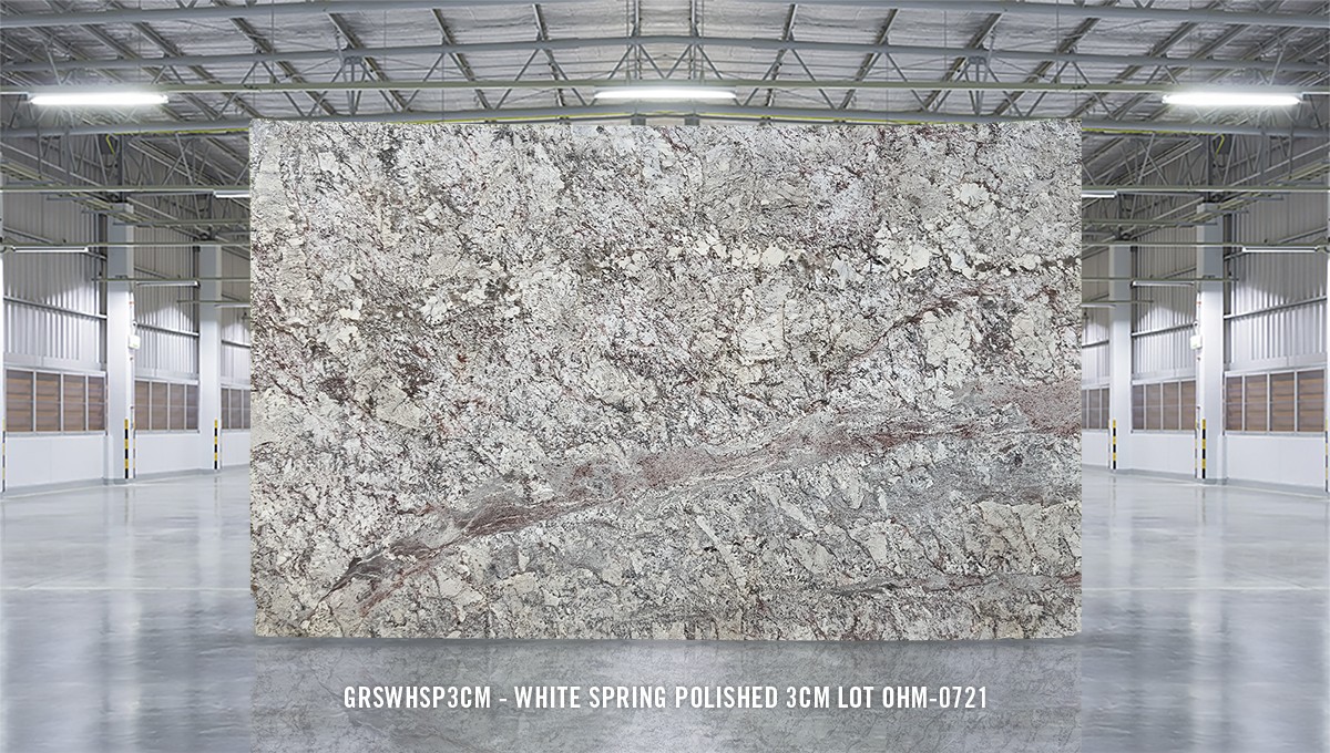 White Spring Slab White Spring Polished 3cm Slabs | Natural Stone | GENROSE