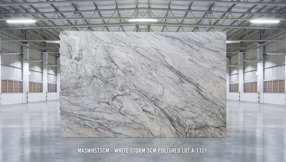 White Storm Slab White Storm Polished 3cm Slabs | Natural Stone | GENROSE