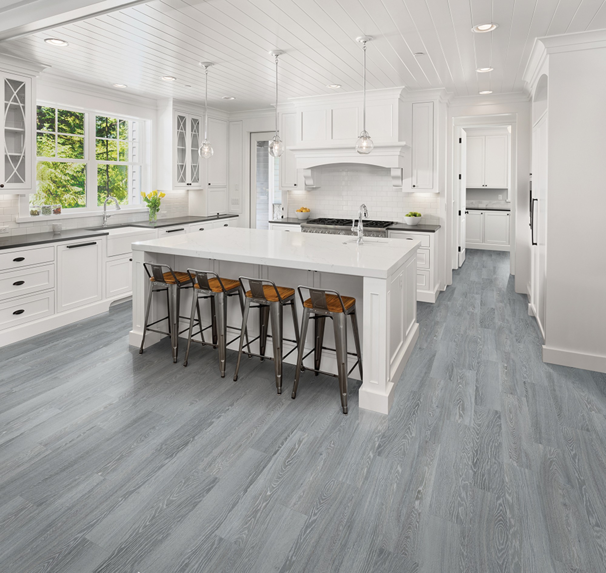 Woodstock Ash Matte 6"x36 Porcelain Tile | GENROSE