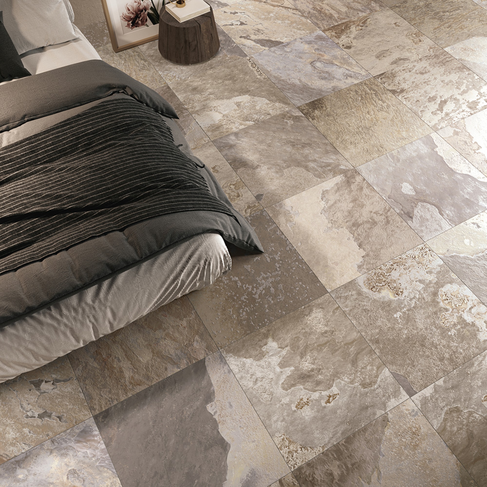 Wynn Nut Natural 24"x24 Porcelain Tile | GENROSE