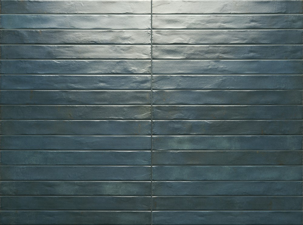 Zanzibar Blue Matte 2"x18" Porcelain Tile | GENROSE