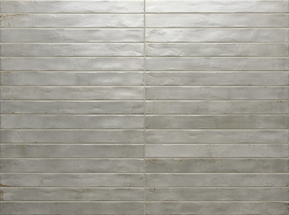 Zanzibar Light Grey Matte 2"x18" Porcelain Tile | GENROSE