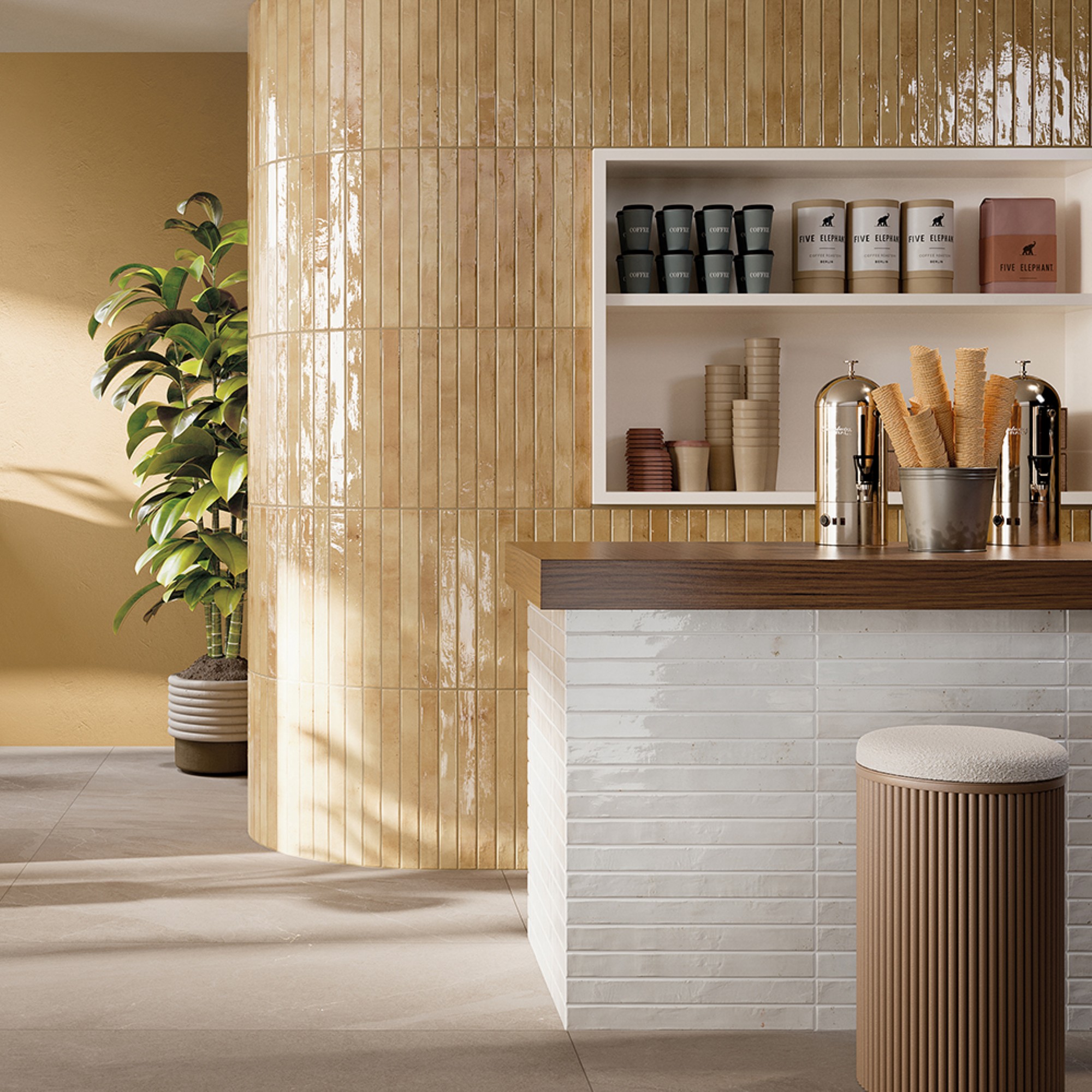 Zanzibar Porcelain Tile - Handmade-Look Colors