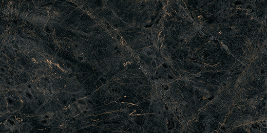Cathedral Nero Polished 24"x24 Porcelain Tile | GENROSE