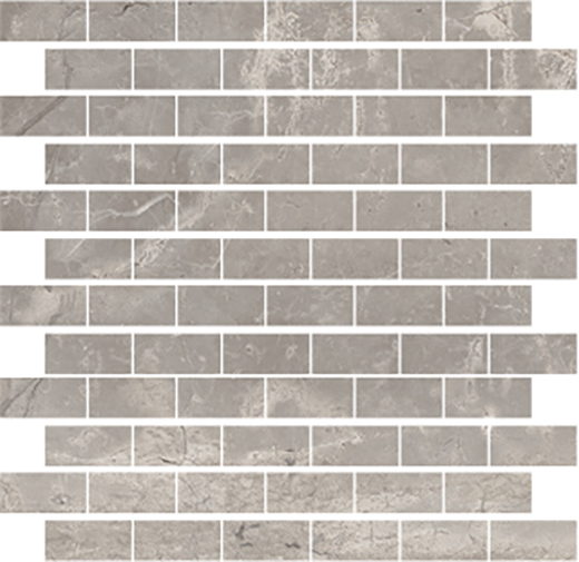 Cava Romano Greige Matte/Honed 1"x2" Mosaic Porcelain Tile | GENROSE