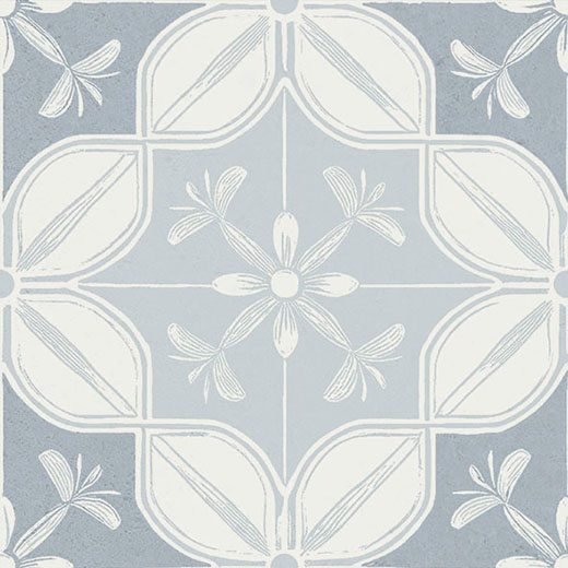 Fleur Senda Denim Matte 6"x6 Porcelain Tile | GENROSE