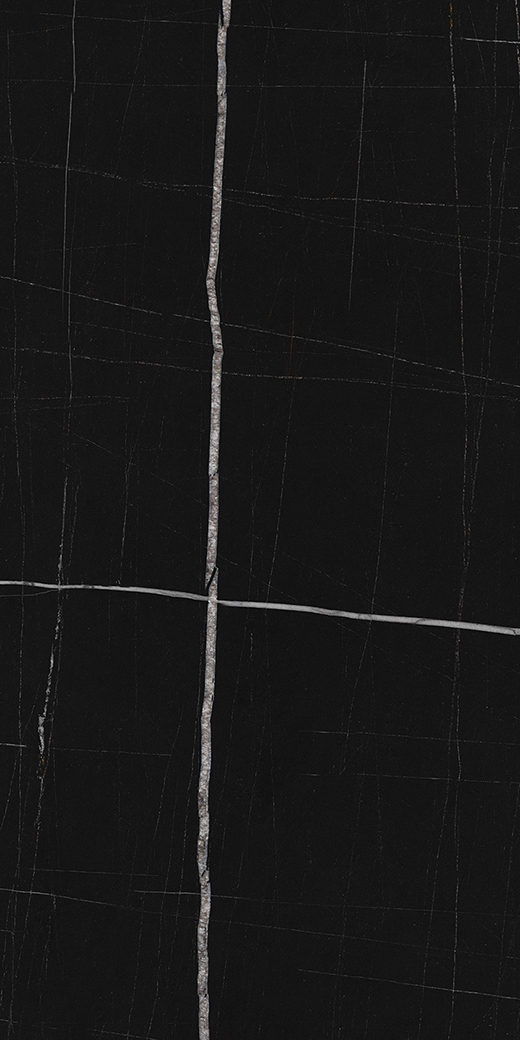 Indulge Sahara Noir Polished 12"x24" Porcelain Tile | GENROSE