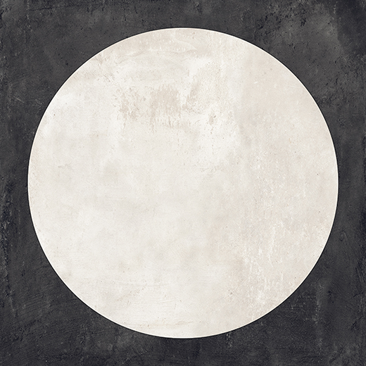 Kilostone Coal Matte 12"x12" Sphere Deco Porcelain Tile | GENROSE