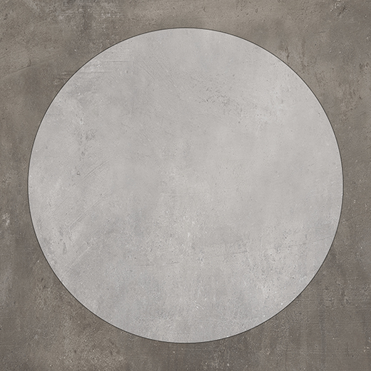 Kilostone Plumb Matte 12"x12" Sphere Deco Porcelain Tile | GENROSE