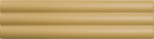 Match Dijon Matte 2.5"x10" Curved Dijon Ceramic Tile | GENROSE