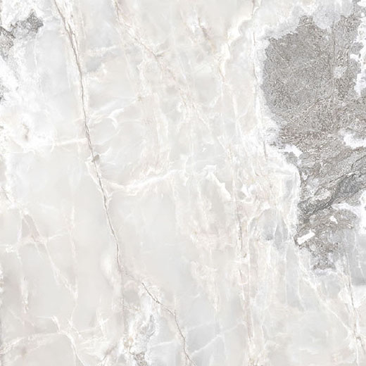 Oracle White Blend Polished 32"x32" 6mm Porcelain Tile | GENROSE