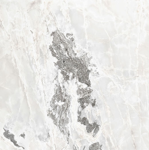 Oracle White Blend Polished 32"x32" 6mm Porcelain Tile | GENROSE