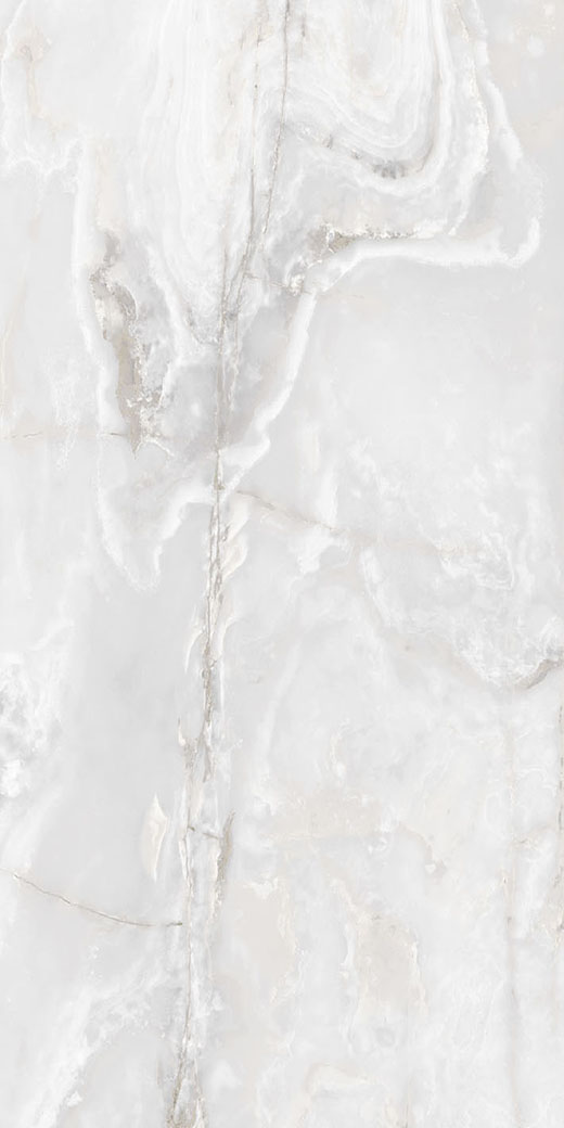 Oracle White Onyx Satin 24"x48" 10mm Porcelain Tile | GENROSE