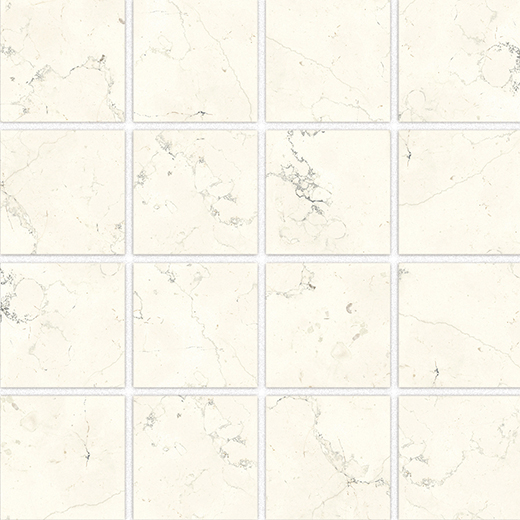 Piazza Bianco di Asiago Matte 3"X3" Mosaic Porcelain Tile | GENROSE